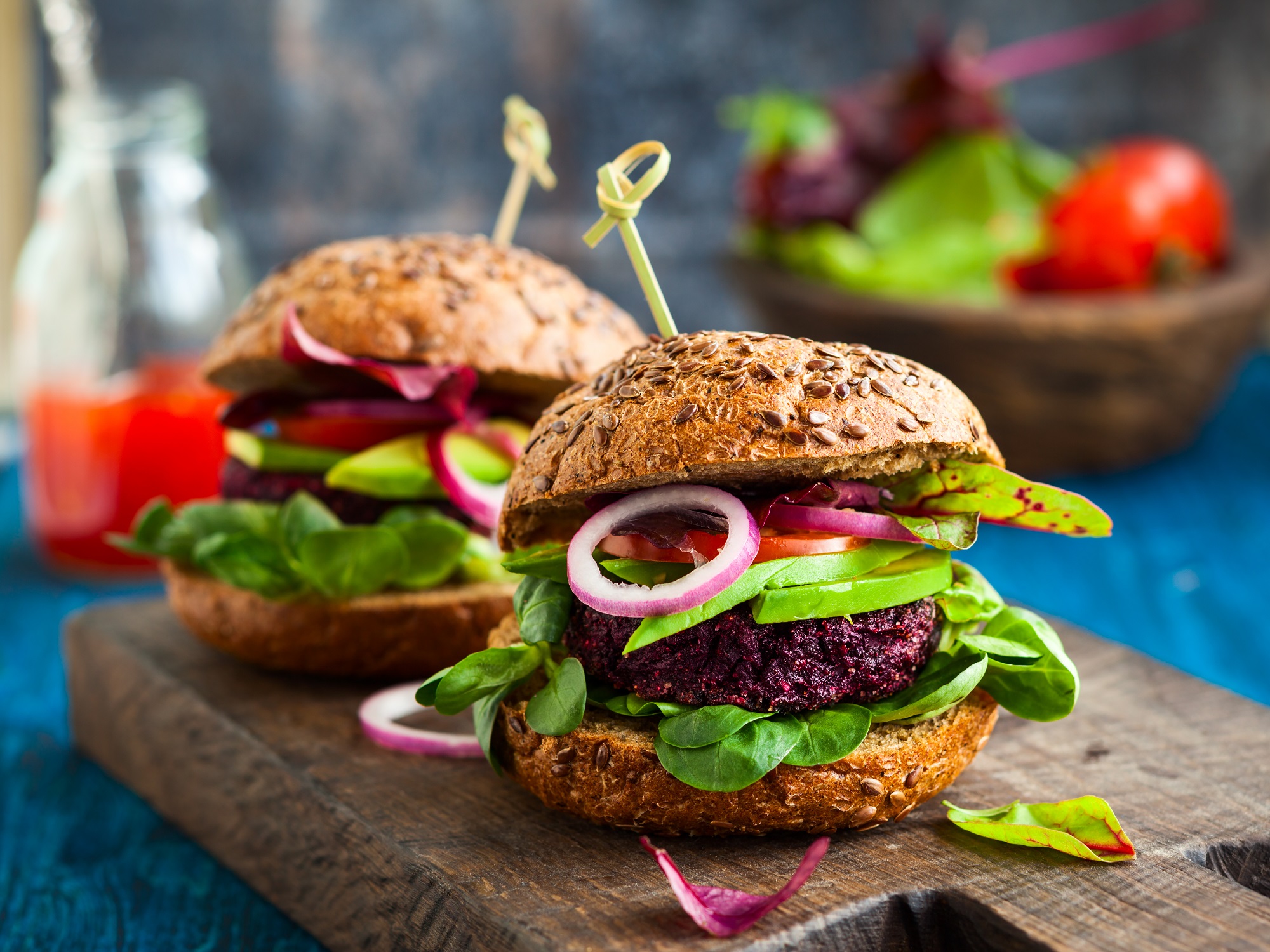 Spicy Beet Veggie Burgers - True Health magazine